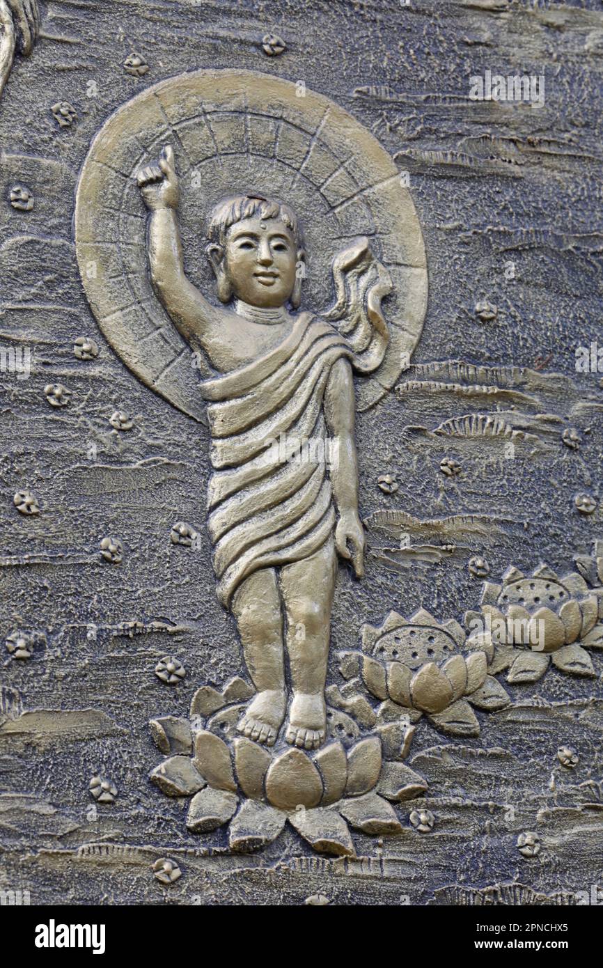 Birth of the prince siddhartha gautama hi-res stock photography and ...