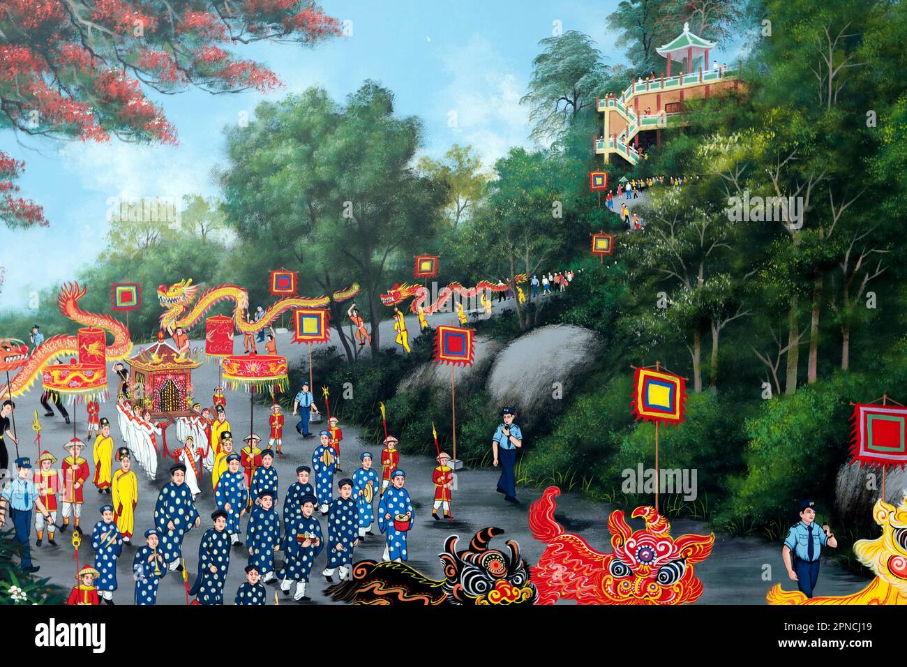 Mieu Ba Chua Xu temple. The temple of the goddess Xu. Chau Doc. Vietnam ...