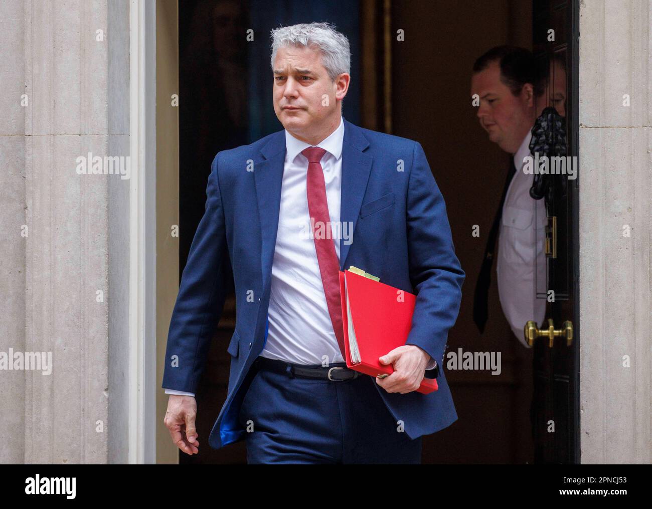 London, UK. 18th Apr, 2023. Stephen Barclay, Health Secretary, at ...