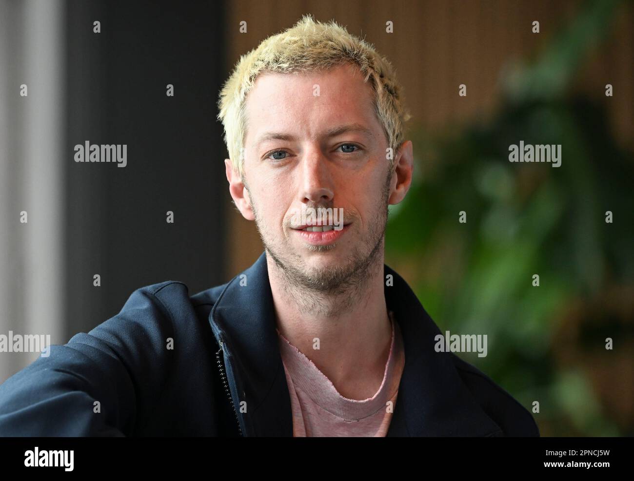 Berlin, Germany. 18th Apr, 2023. Actor Max Mauff at an interview day ...
