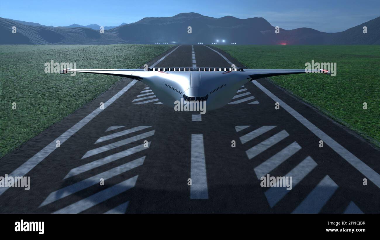 Electric plane render hi-res stock photography and images - Alamy