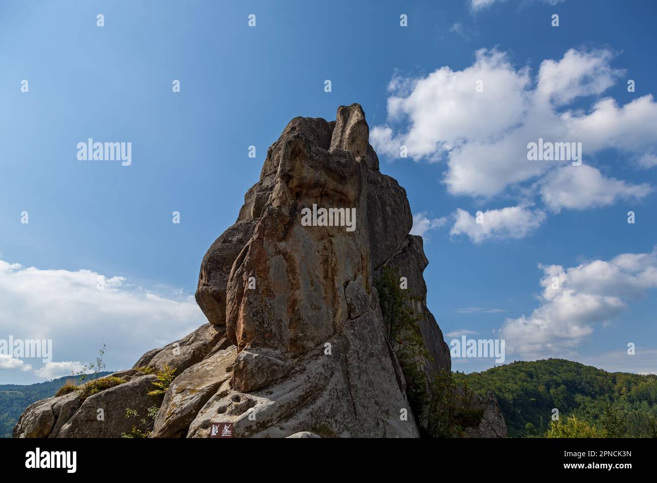 The remains of the old fortress, a unique monument of history ...