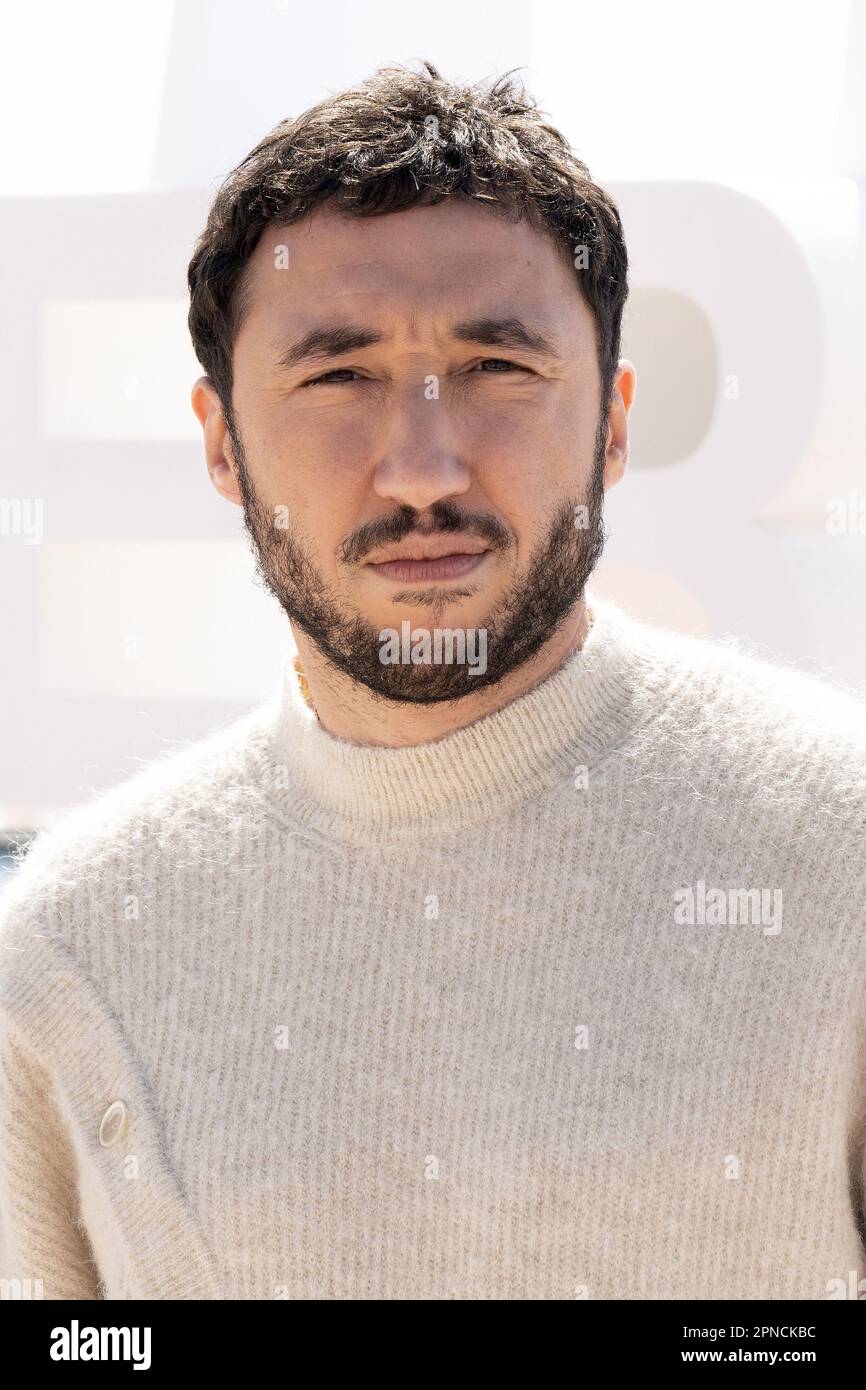 Cannes, France. 18th Apr, 2023. Sofian Khammes attends the The Brigade photocall during the 6th ...