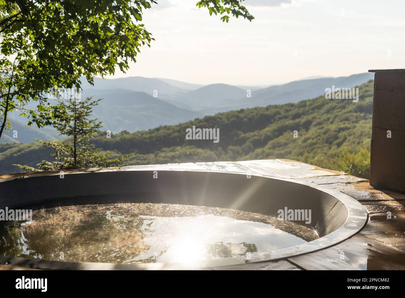 Woman sauna mountains hi-res stock photography and images - Alamy
