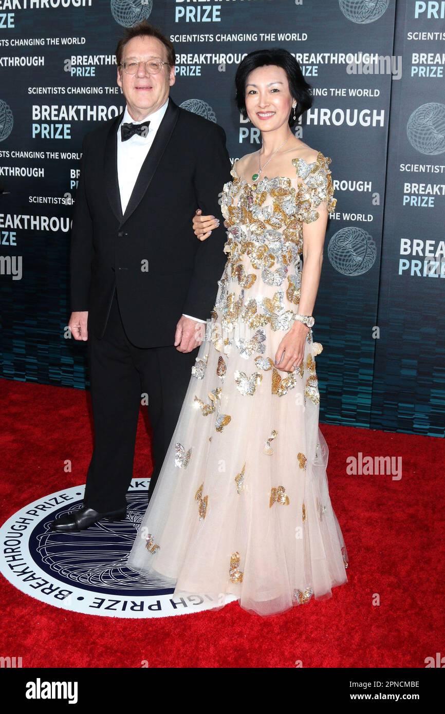Greg Verdine, Rebecca Lyu at arrivals for Ninth Annual Breakthrough ...