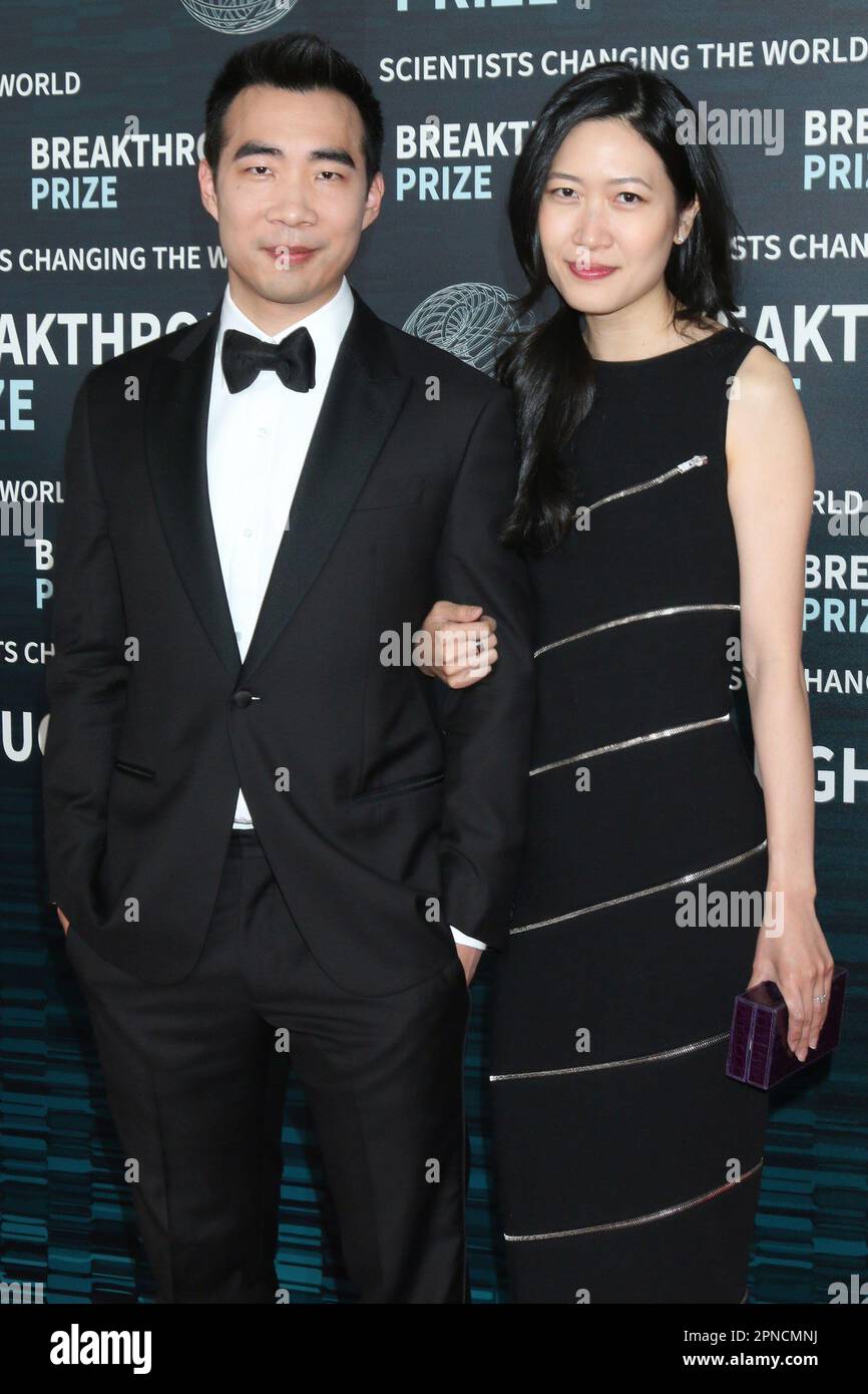 Matt Huang, Glara Ahn at arrivals for Ninth Annual Breakthrough Prize Ceremony - Part 2, Academy ...