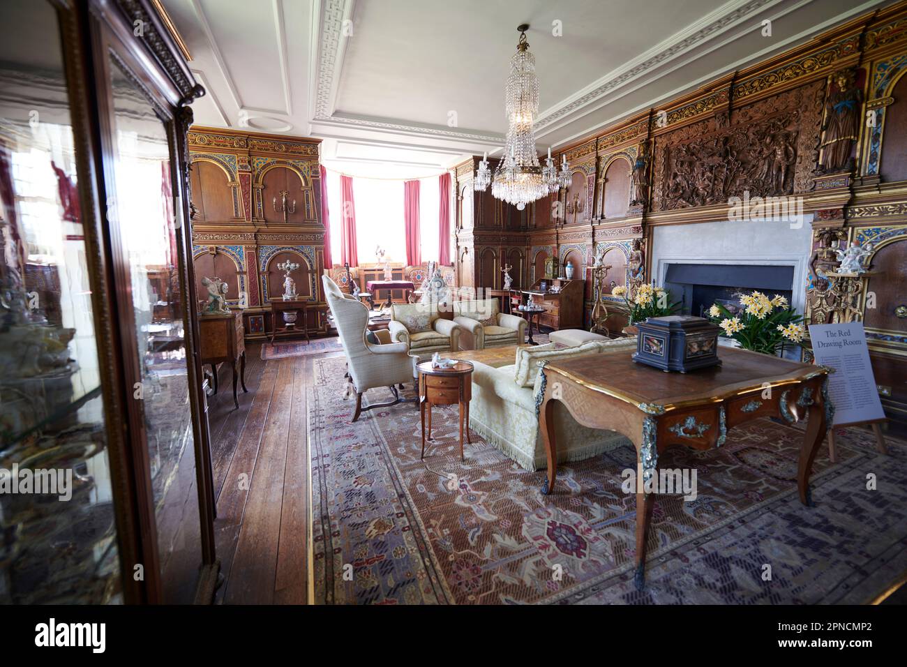 Interior of the 17th century Burton Agnes Hall, Driffield, Yorkshire ...