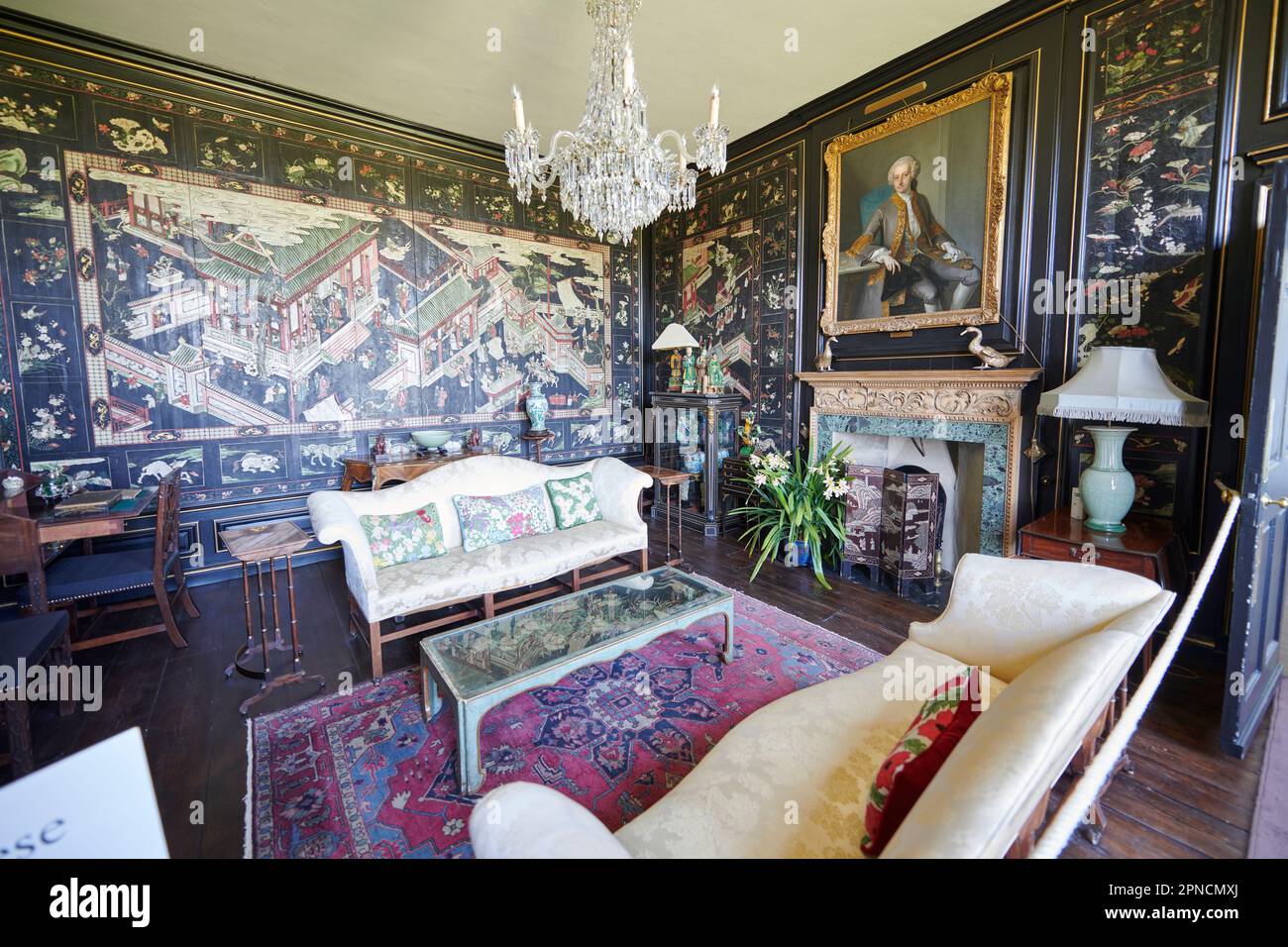 the Great Hall at Burton Agnes Hall, Driffield, Yorkshire Stock Photo ...