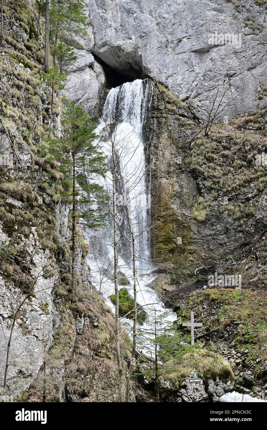 Styria, Austria. The waterfall to the dead woman Stock Photo - Alamy