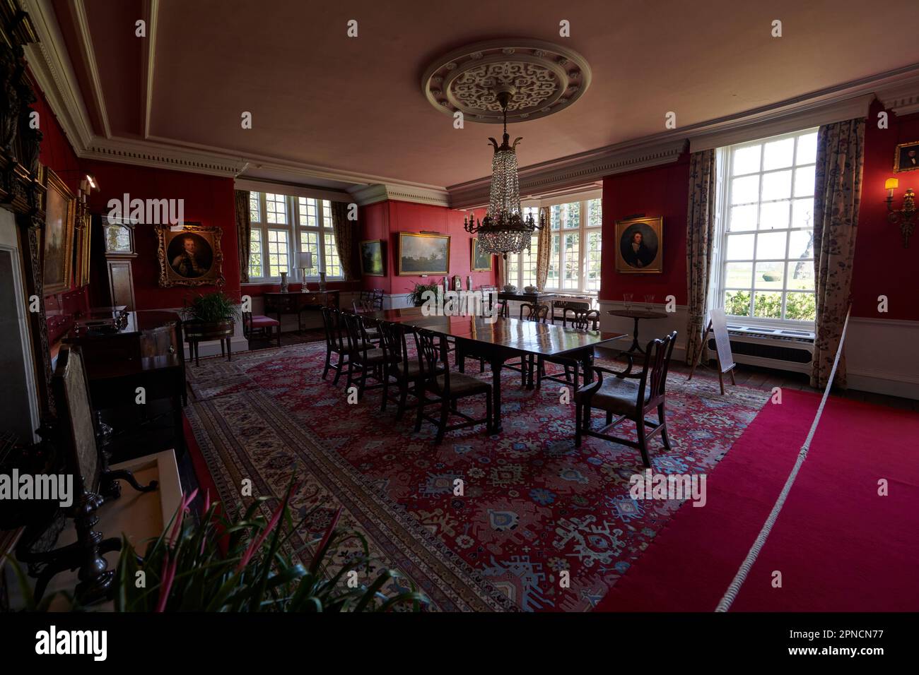 Interior of the 17th century Burton Agnes Hall, Driffield, Yorkshire ...