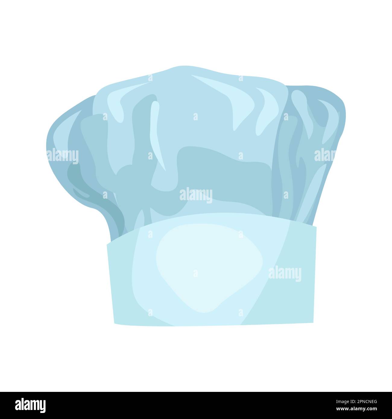 Chef hat illustration in color cartoon style. Editable vector graphic ...