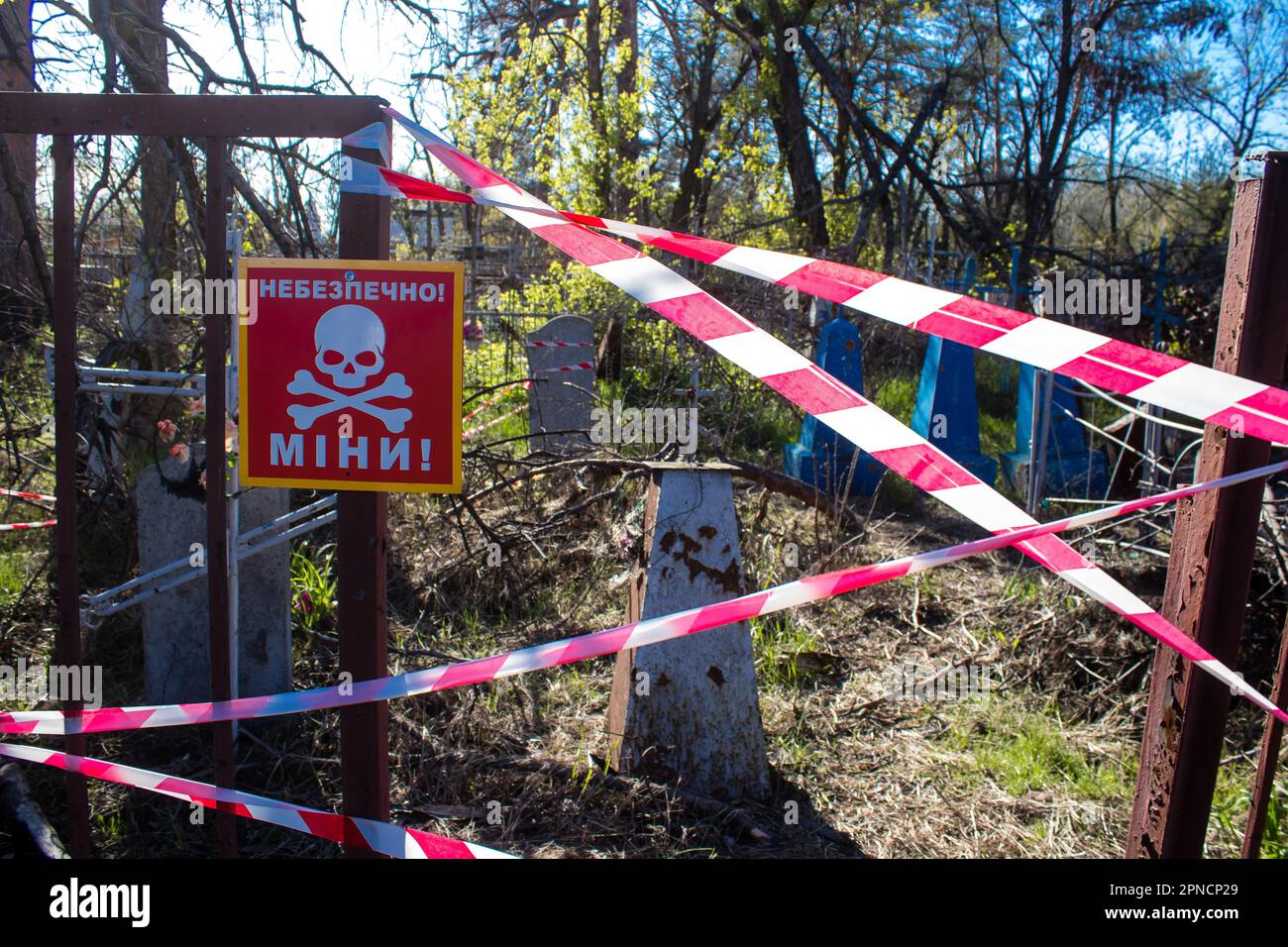 Mines are systematically laid in the cemeteries to make a maximum of ...