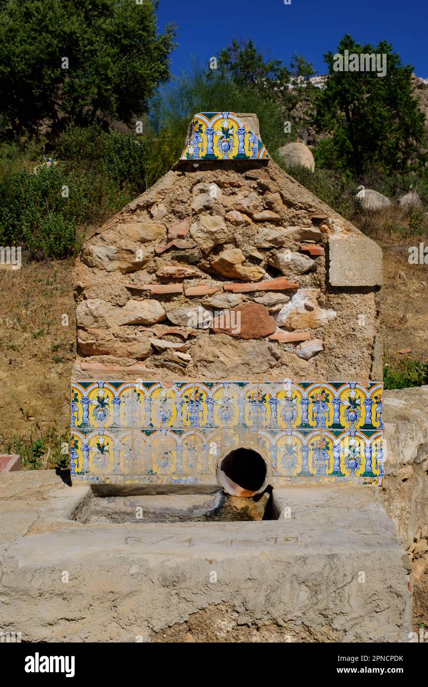 Abandoned laundry near Comares in the Axarquia region of Malaga ...