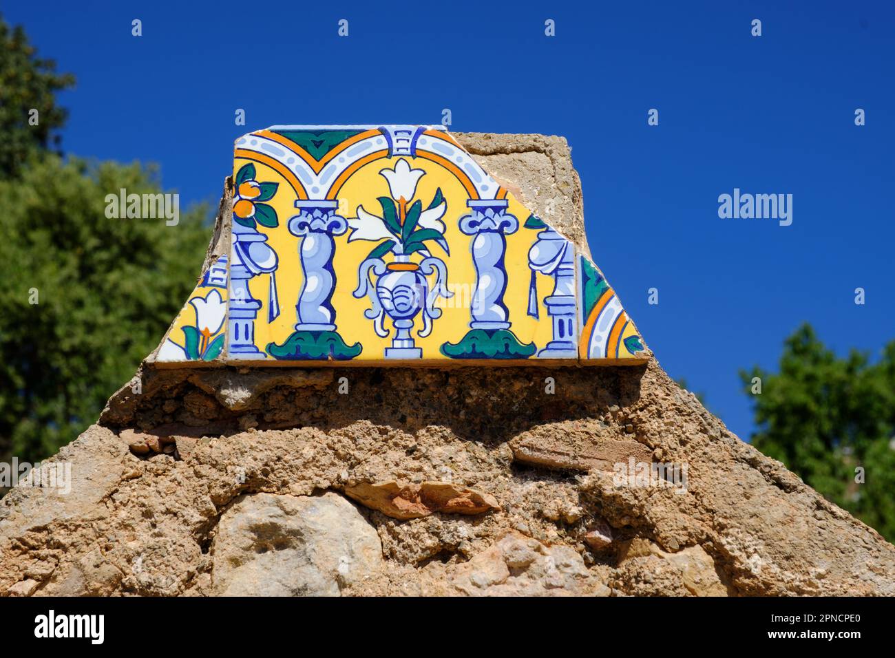 Abandoned laundry near Comares in the Axarquia region of Malaga ...