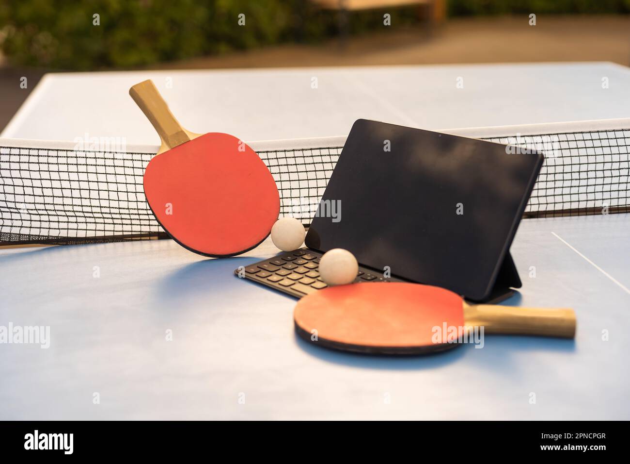 Table Tennis Ping-Pong Sport Activity Concept Stock Photo - Alamy