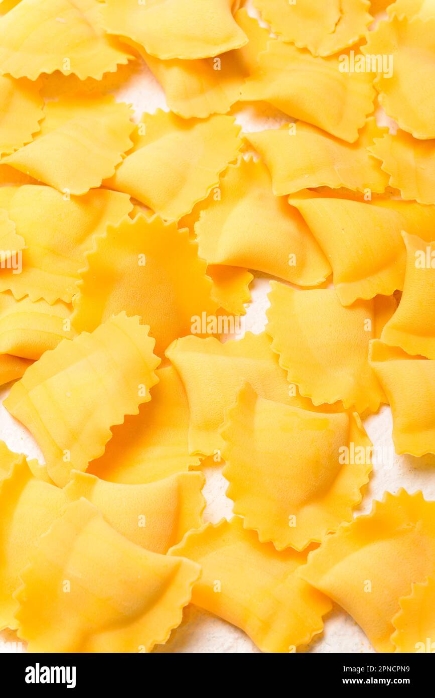 Handmade Tortelli fresh pasta, Italy Stock Photo - Alamy