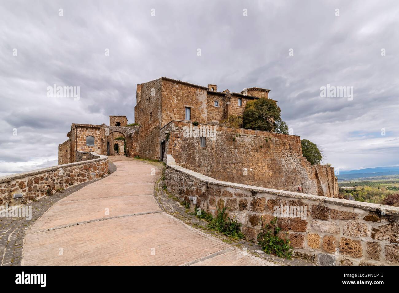 The ancient ghost town of Celleno, Viterbo, Italy Stock Photo - Alamy
