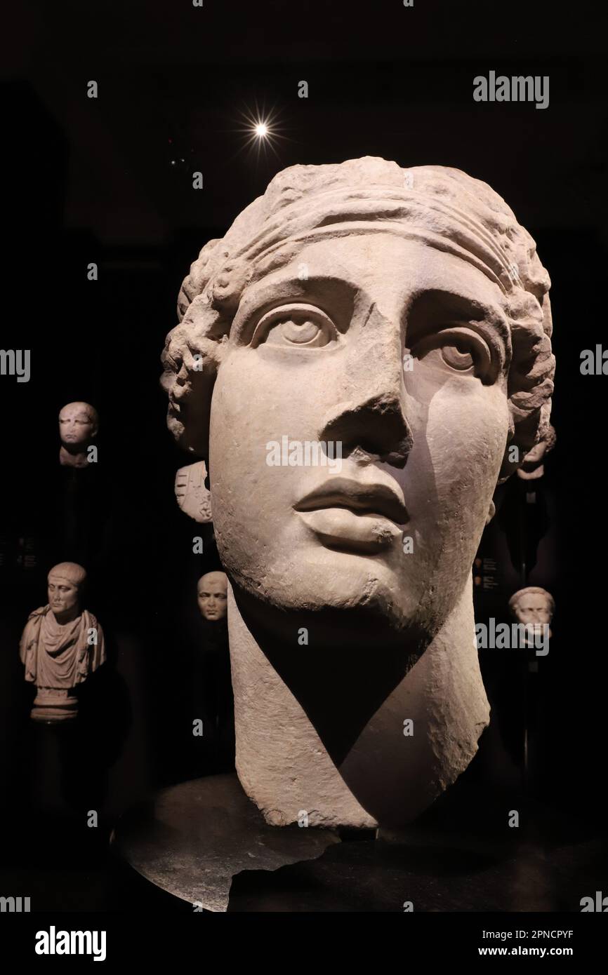 Statue in Istanbul Archaeological Museums, Istanbul City, Turkey Stock ...