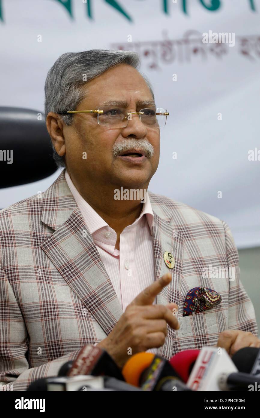 Dhaka, Bangladesh - April 16, 2023: Newly elected president of ...