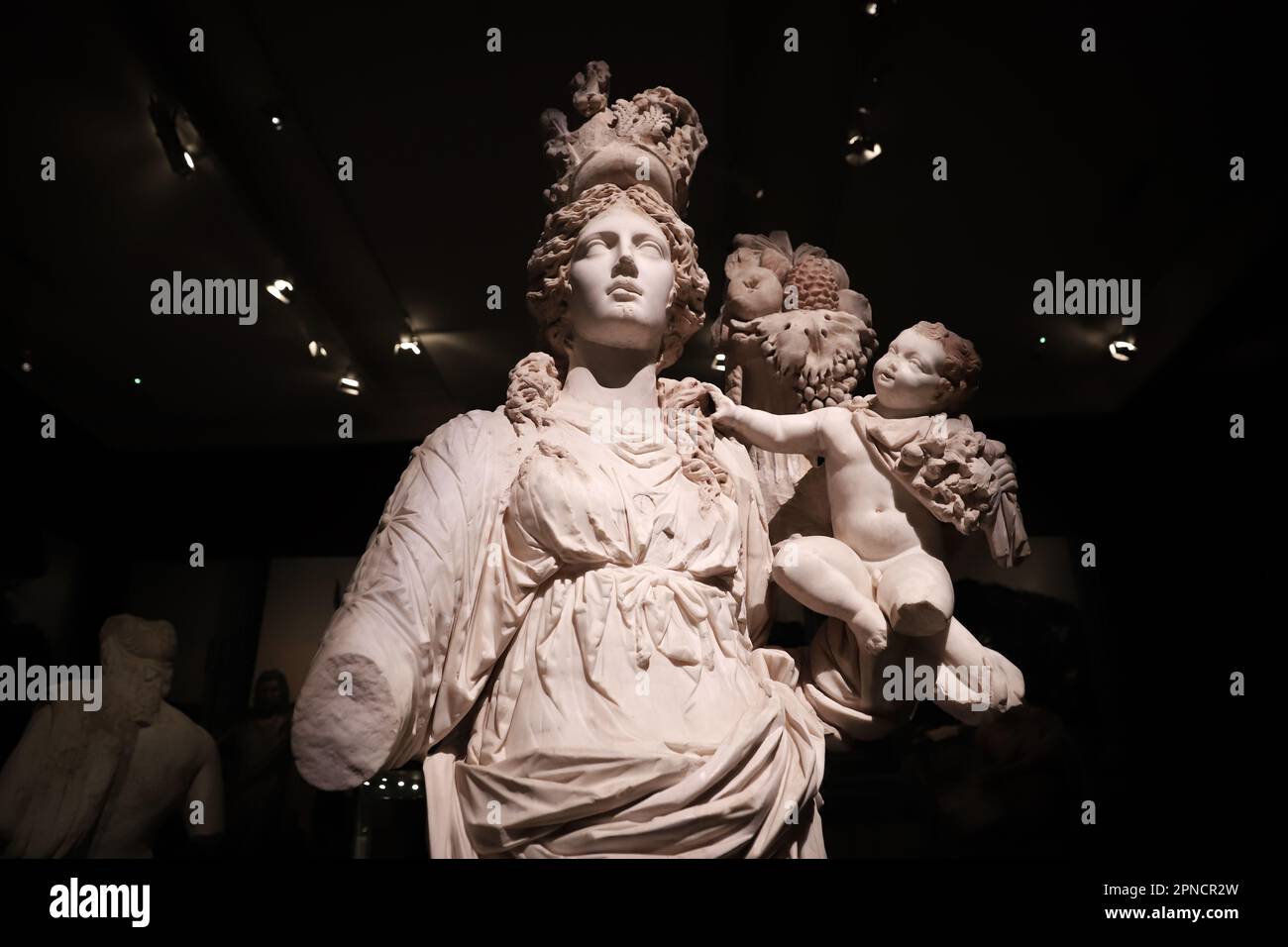 Statue in Istanbul Archaeological Museums, Istanbul City, Turkey Stock ...