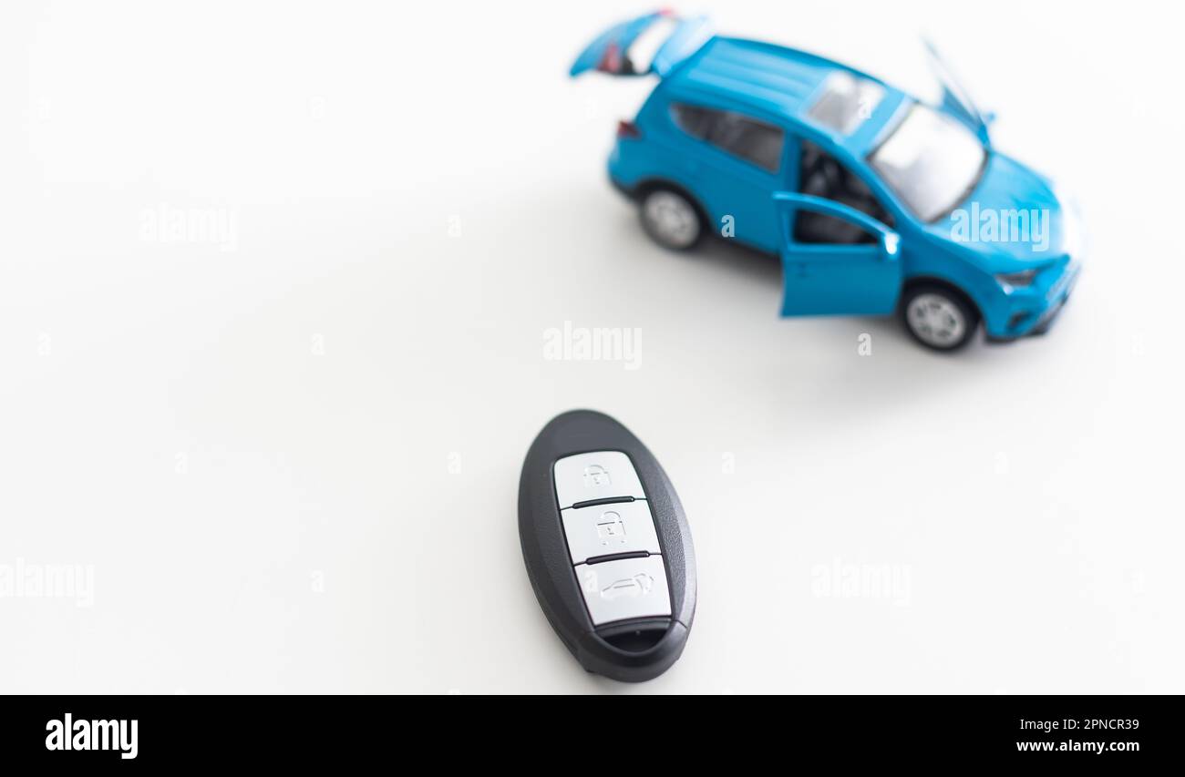 car and key. toy car and fob Stock Photo - Alamy
