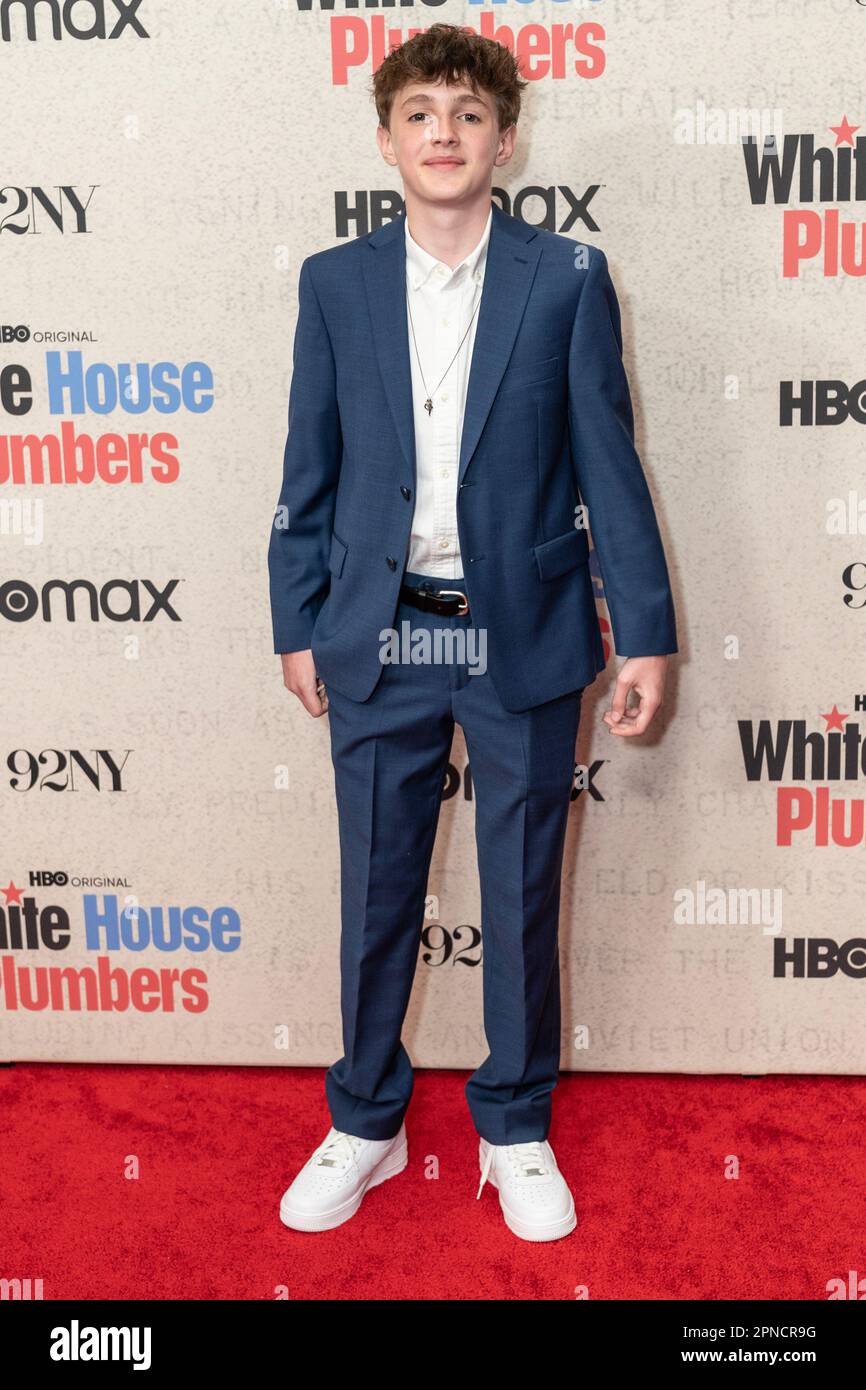 Tre Ryder attends 'White House Plumbers' HBO TV Series premiere at 92Y ...