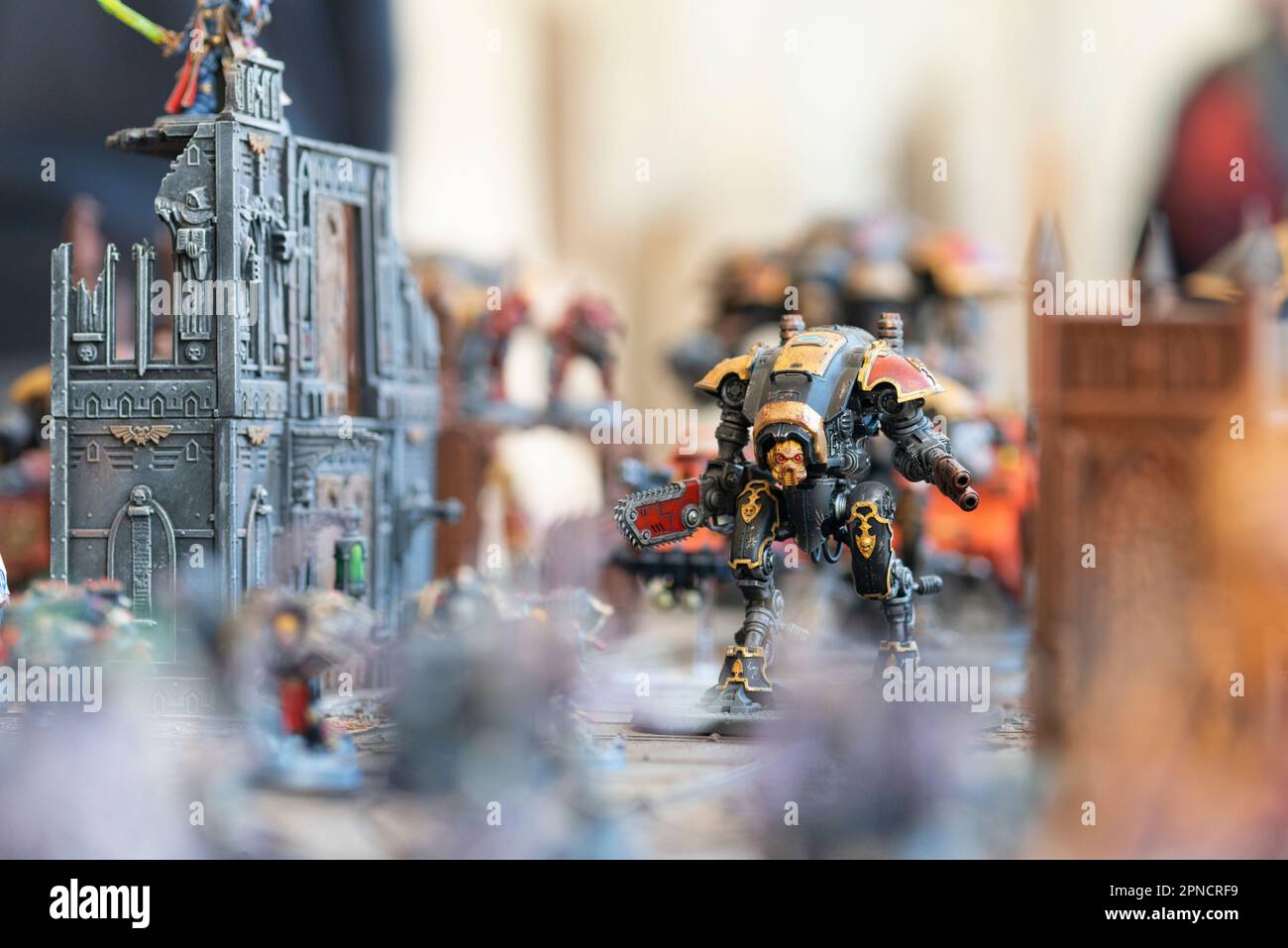 Set of Playing Action Figures, Warhammer 40,000 Miniature Figure Stock ...