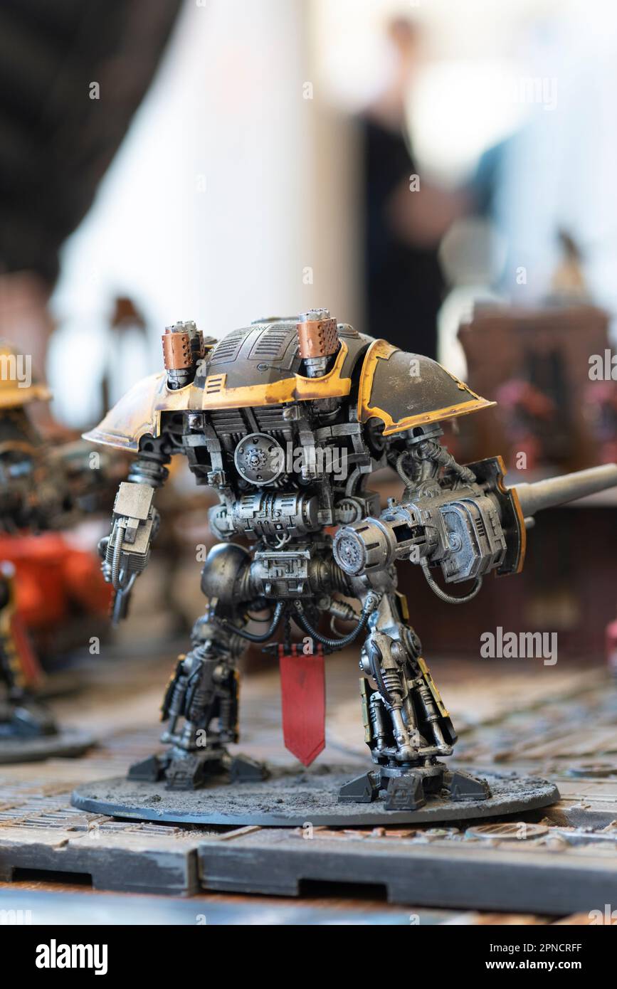 Set of Playing Action Figures, Warhammer 40,000 Miniature Figure Stock ...