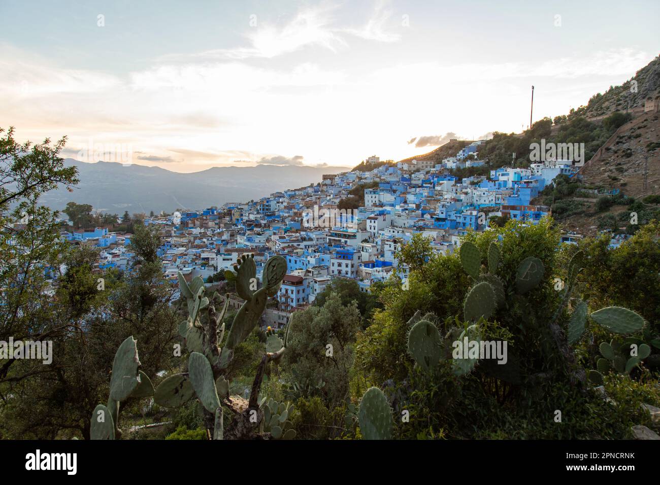 Aerial view of chefchaouen hi-res stock photography and images - Alamy