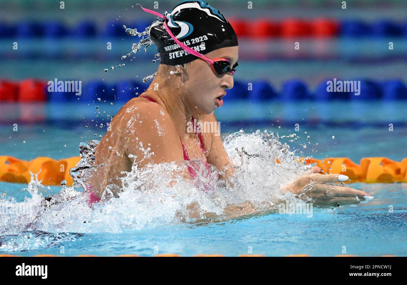 Keira Stephens in action during the final of the women’s 100 metre ...