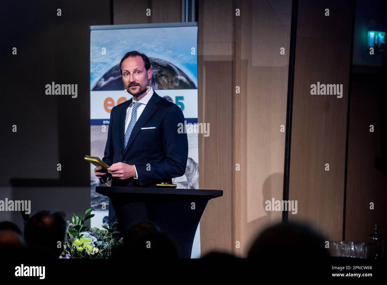 Bergen 20230417.Crown Prince Haakon visiting Bergen in connection with ...