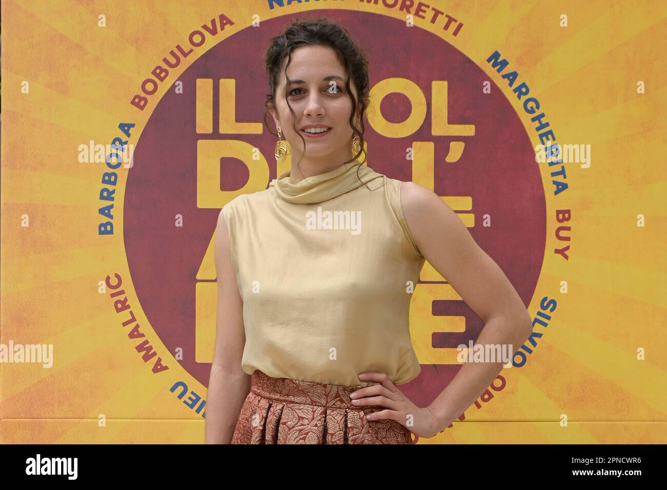Blu Yoshimi attends the photocall of the movie "Il Sol dell'avvenire ...