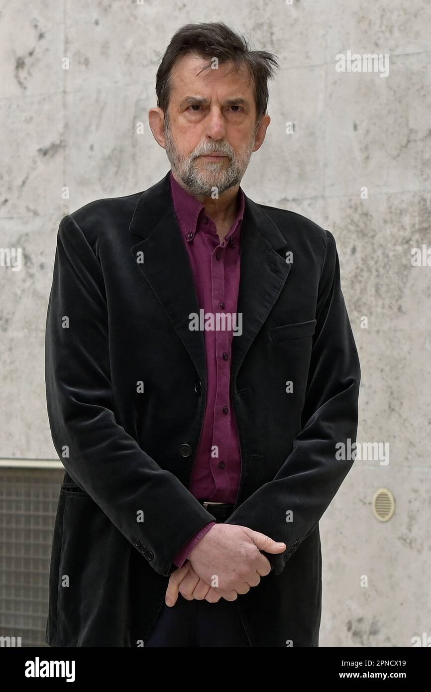 Nanni Moretti attends the photocall of the movie "Il Sol dell'avvenire ...