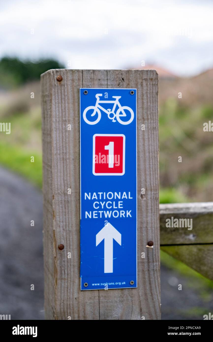 The Cinder Track - Scarborough to Whitby (21 miles Stock Photo - Alamy