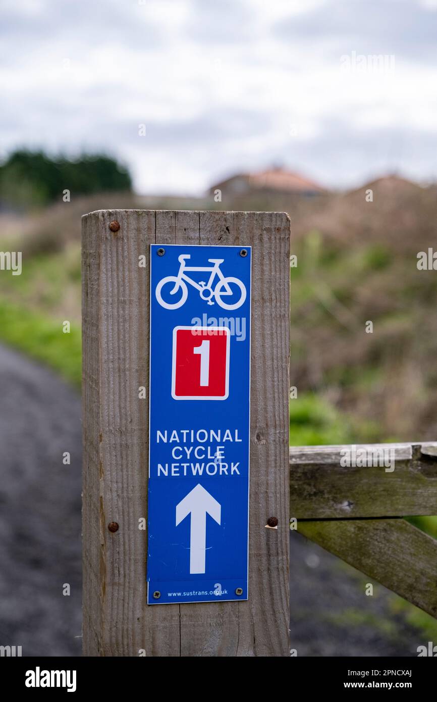 The Cinder Track - Scarborough to Whitby (21 miles Stock Photo - Alamy