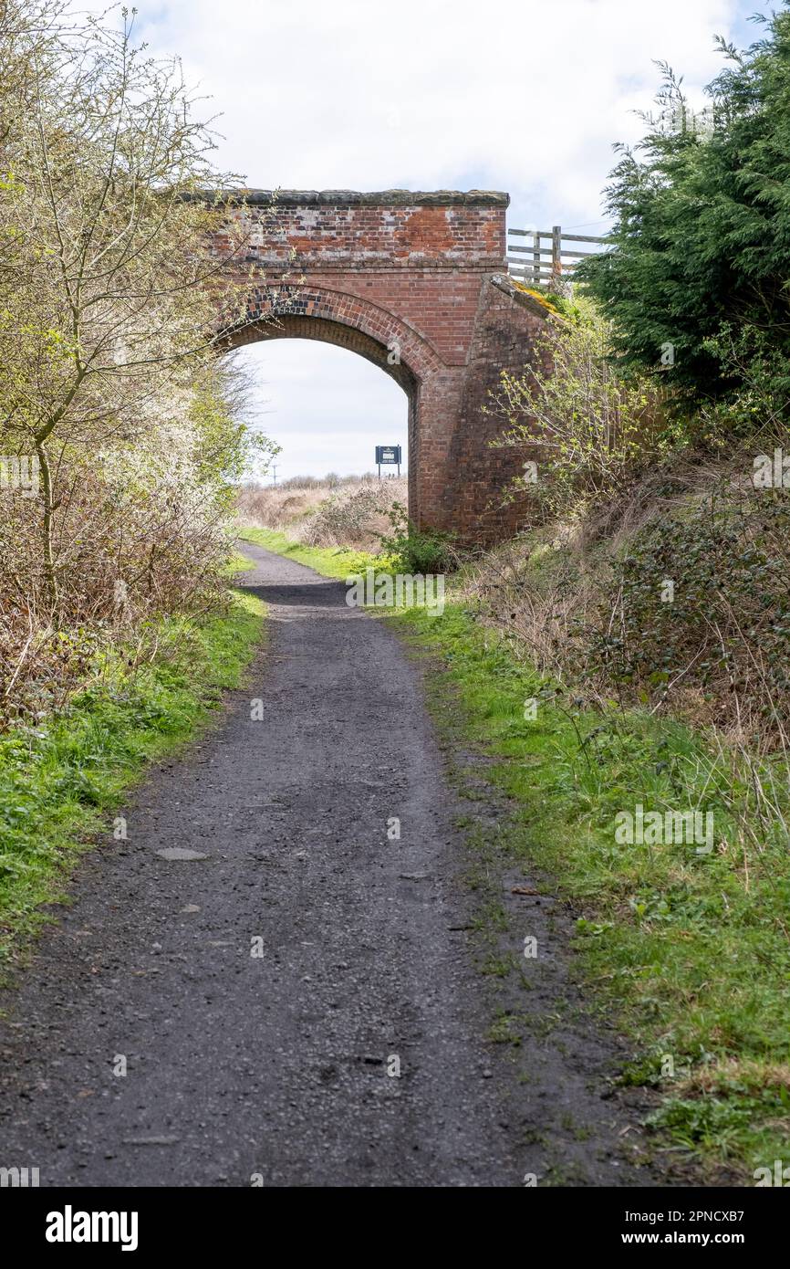 The Cinder Track - Scarborough to Whitby (21 miles Stock Photo - Alamy