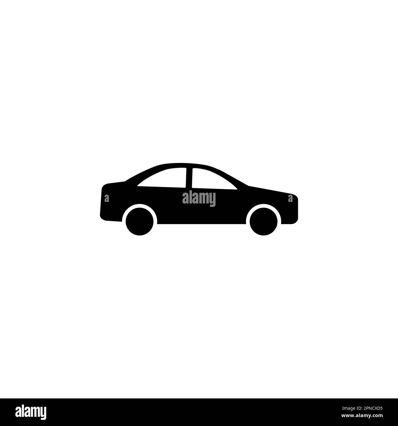 Car icon vector. car vector icon. small sedan Stock Vector Image & Art ...