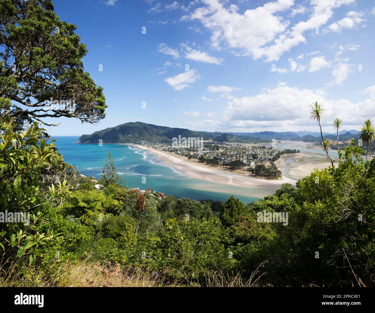 Pauanui Beach, Coromandel Peninsula, north island, New Zealand Stock ...