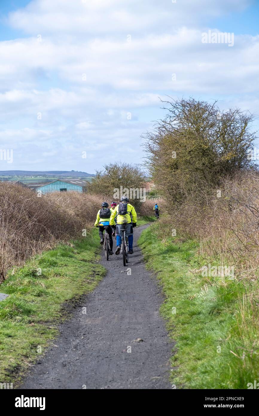 The Cinder Track - Scarborough to Whitby (21 miles Stock Photo - Alamy