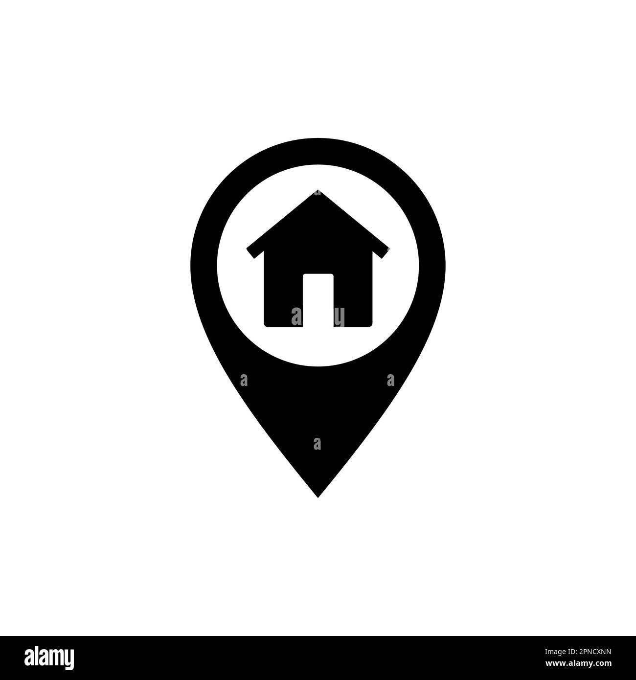 address icon vector. home location icon vector Stock Vector Image & Art ...