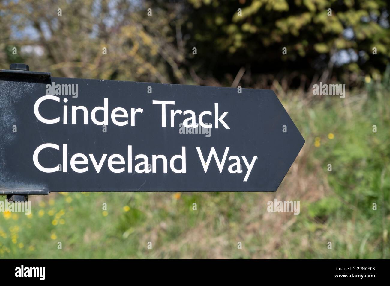 The Cinder Track - Scarborough to Whitby (21 miles Stock Photo - Alamy