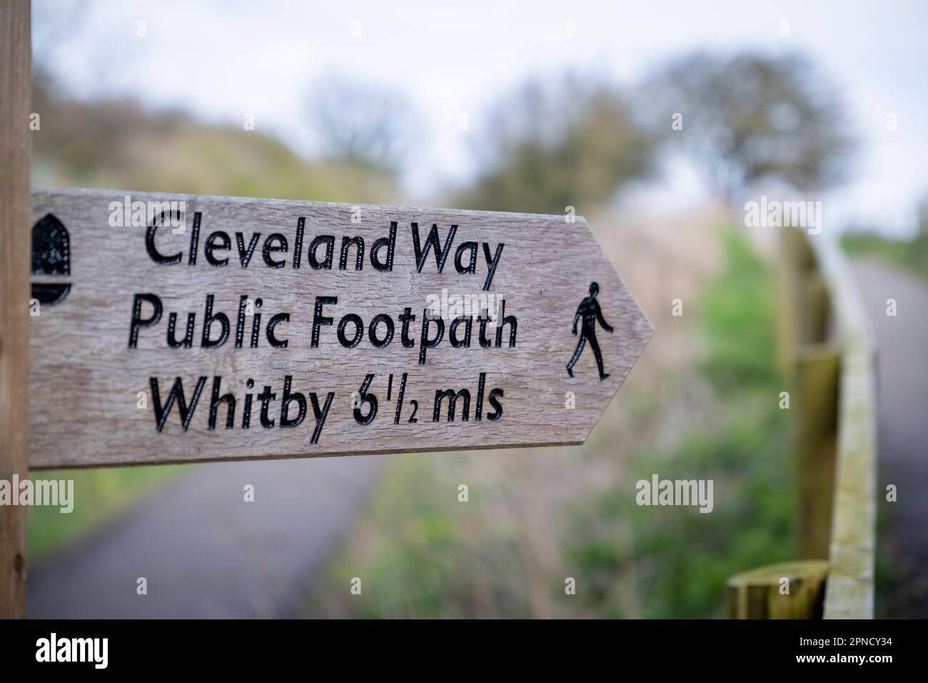 The Cinder Track - Scarborough to Whitby (21 miles Stock Photo - Alamy