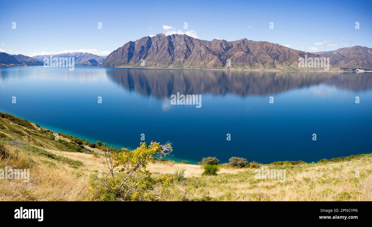 Lake Hawea, South Island, New Zealand Stock Photo - Alamy