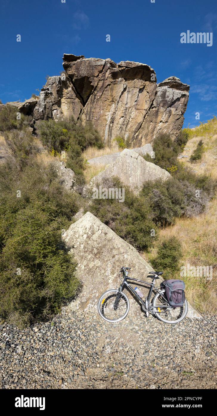 Otago railtrail, South Island, New Zealand Stock Photo - Alamy