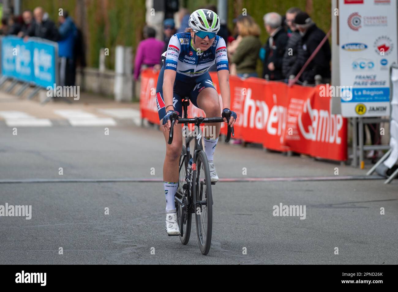 KOPECKY Julia during the Grand Prix Feminin de Chambery 2023, cycling ...