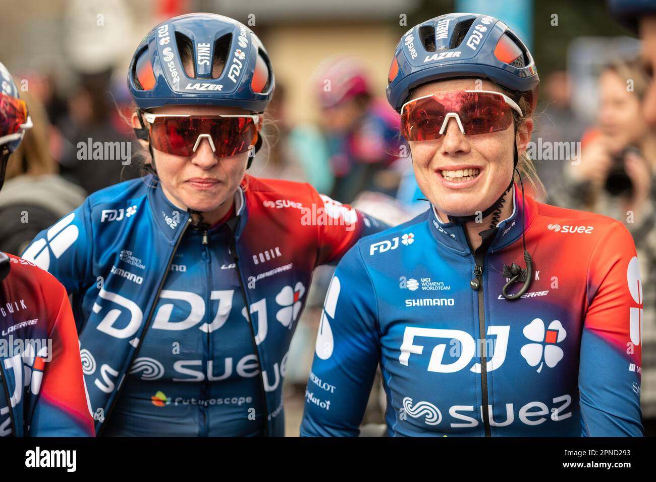 Stine BORGLI and GROSSETETE Maelle during the Grand Prix Feminin de ...
