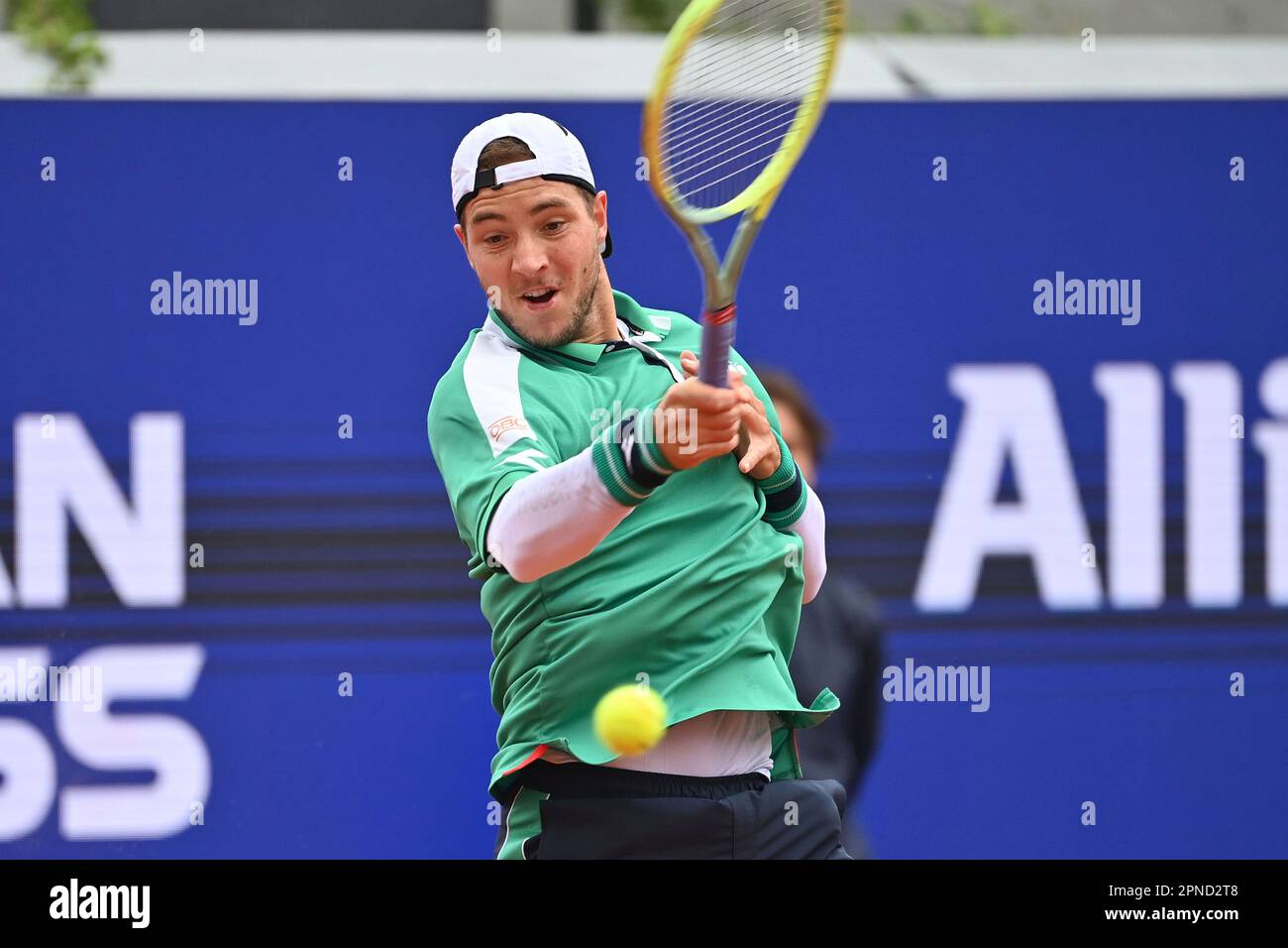 Munich. 18th Apr, 2023. Jan Lennard STRUFF (GER), action, single image ...