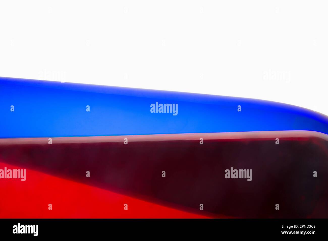 Abstract blue and red glass shapes Stock Photo - Alamy