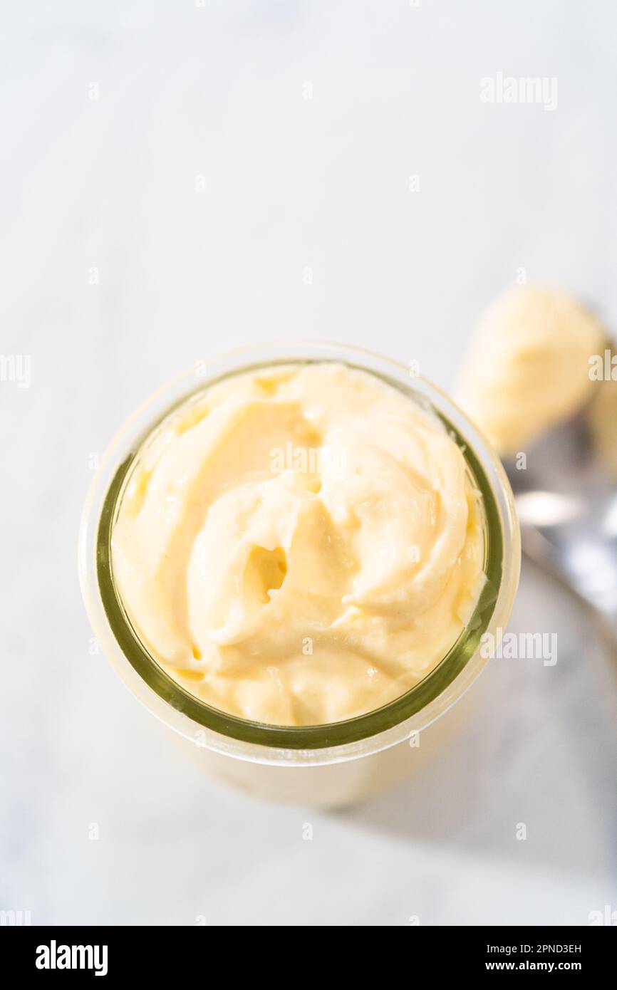 Cream Cheese Filling Stock Photo - Alamy