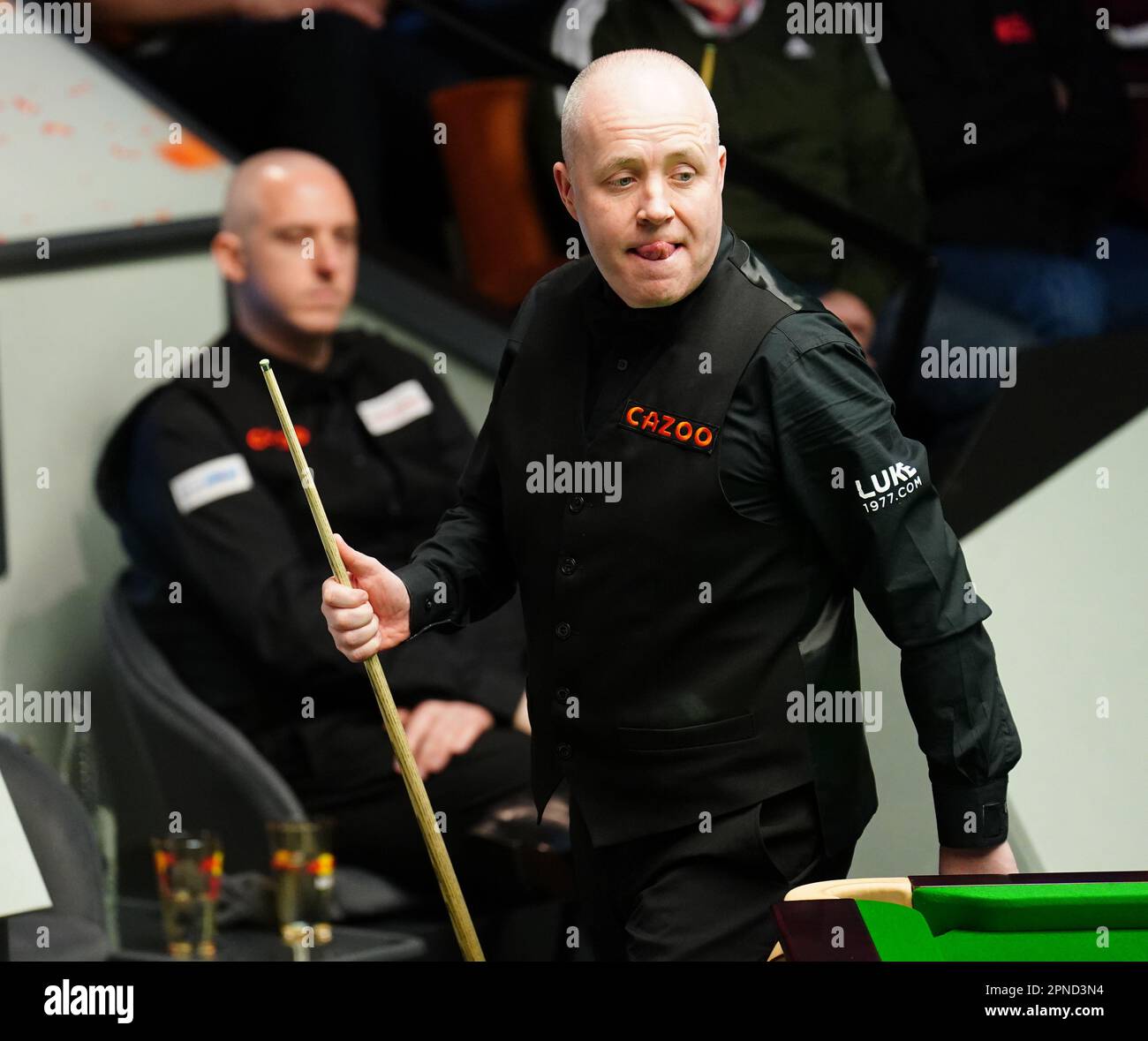 John Higgins during his match with David Grace during day four of the ...